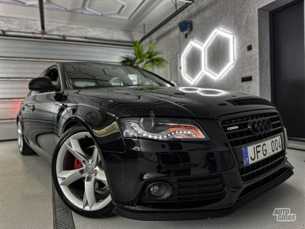 Black Audi A4 2009 in Kaunas, with an engine capacity of 2.00 L and mileage of 246 thousand km for 6650 €, photo 1 on AUTOMOTO.COM.LV