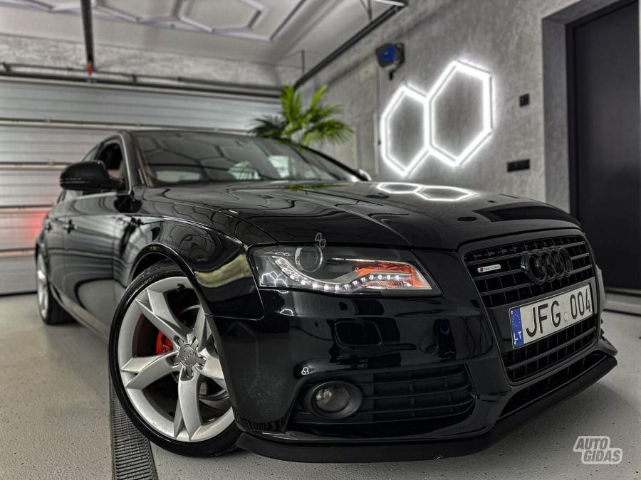 Black Audi A4 2009 in Kaunas, with an engine capacity of 2.00 L and mileage of 246 thousand km for 6650 €, photo 1 on AUTOMOTO.COM.LV