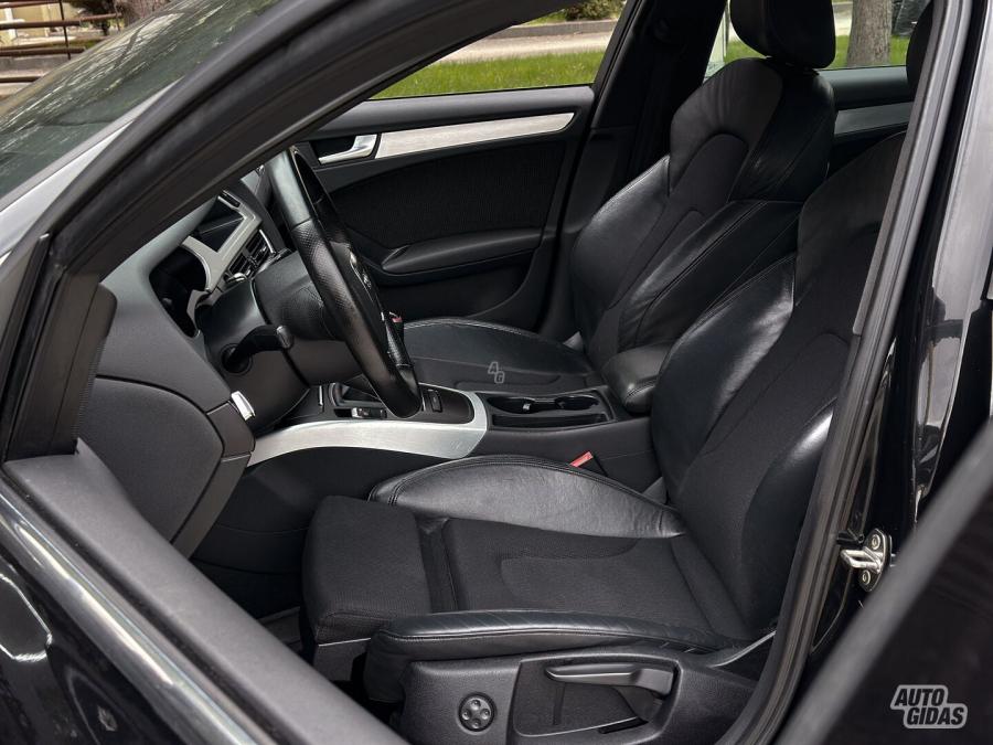 Black Audi A4 2009 in Kaunas, with an engine capacity of 2.00 L and mileage of 246 thousand km for 6650 €, photo 26 on AUTOMOTO.COM.LV