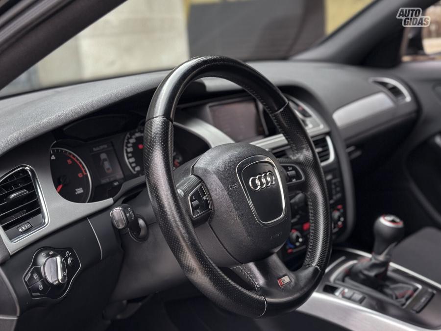 Black Audi A4 2009 in Kaunas, with an engine capacity of 2.00 L and mileage of 246 thousand km for 6650 €, photo 31 on AUTOMOTO.COM.LV