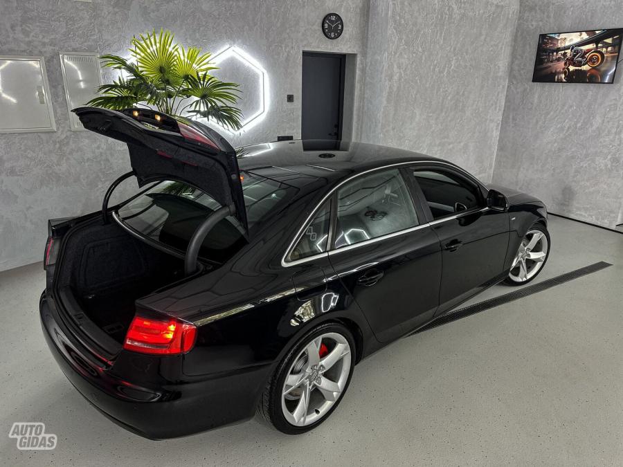 Black Audi A4 2009 in Kaunas, with an engine capacity of 2.00 L and mileage of 246 thousand km for 6650 €, photo 18 on AUTOMOTO.COM.LV