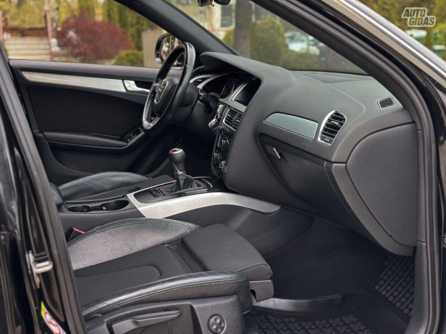 Black Audi A4 2009 in Kaunas, with an engine capacity of 2.00 L and mileage of 246 thousand km for 6650 €, photo 25 on AUTOMOTO.COM.LV