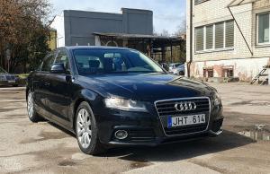 Black Audi A4 2009 in Vilnius, with an engine capacity of 2.00 L and mileage of 300 thousand km for 2950 €, photo 5 on AUTOMOTO.COM.LV