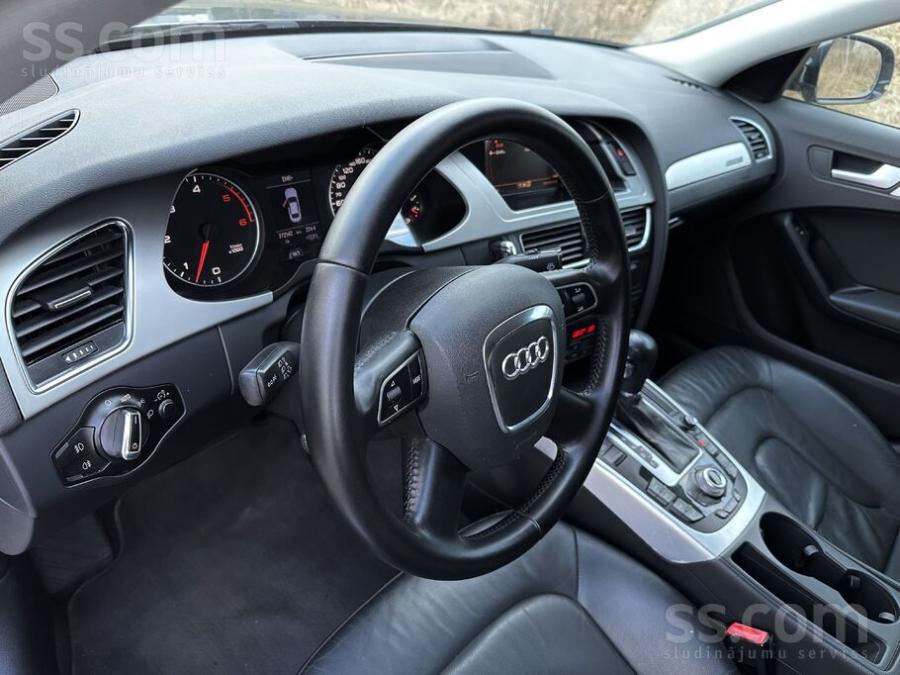 Melns Audi A4 2009 Rīga, ar dzinēja tilpumu 3.00 L un nobraukumu 273 tūkst. km par 6699 €, foto 13 vietnē AUTOMOTO.COM.LV