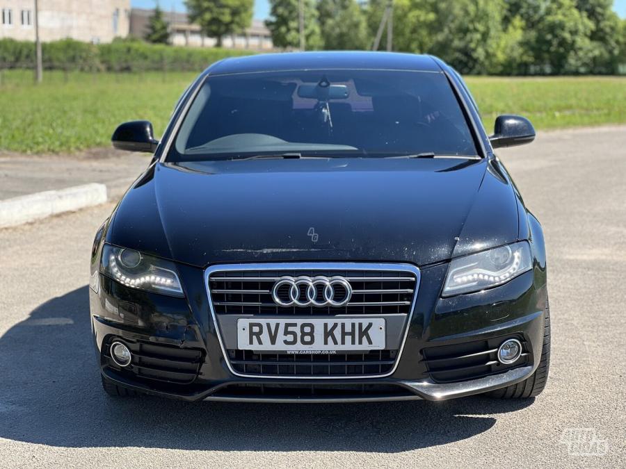 Black Audi A4 2009 in Vilnius, with an engine capacity of 2.00 L and mileage of 352 thousand km for 1600 €, photo 1 on AUTOMOTO.COM.LV