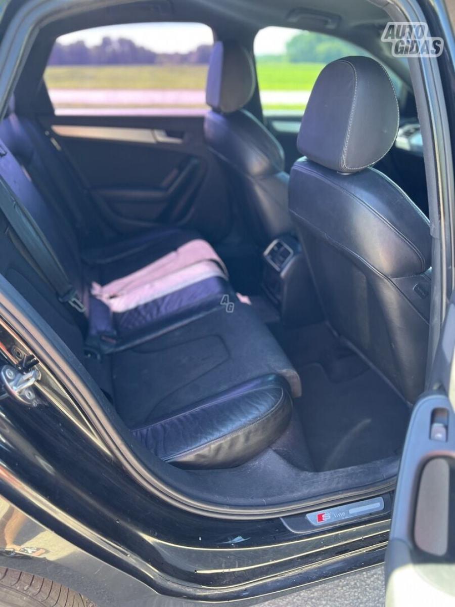 Black Audi A4 2009 in Vilnius, with an engine capacity of 2.00 L and mileage of 352 thousand km for 1600 €, photo 10 on AUTOMOTO.COM.LV