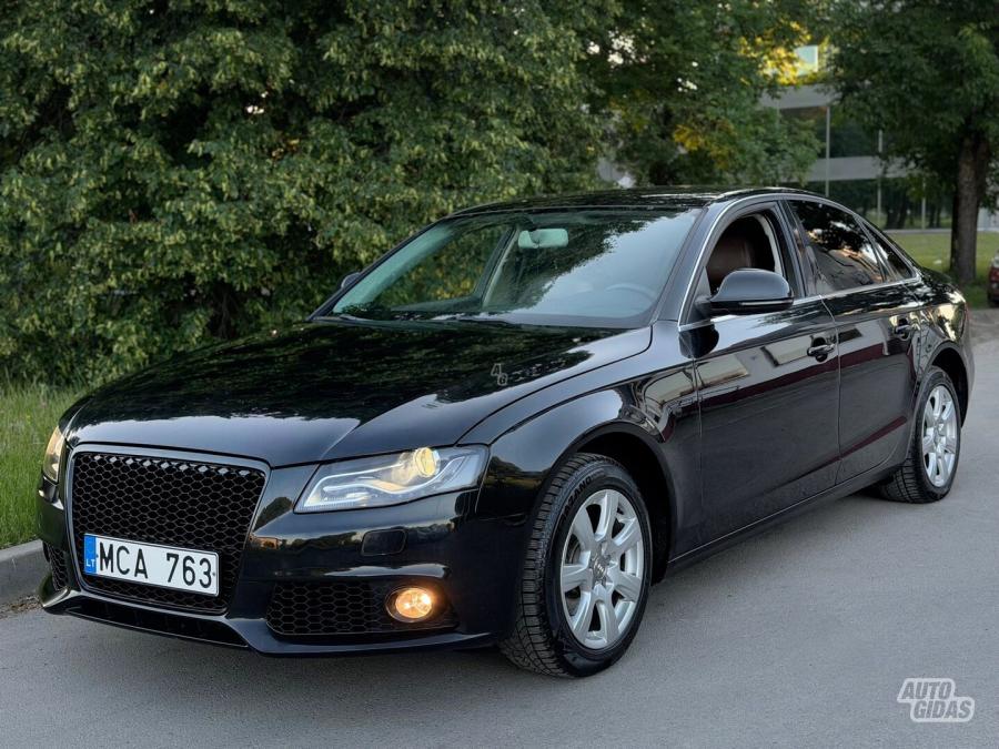 Melns Audi A4 2009 Kauņa, ar dzinēja tilpumu 2.00 L un nobraukumu 297 tūkst. km par 5000 €, foto 1 vietnē AUTOMOTO.COM.LV