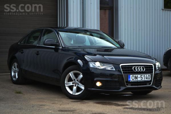 Black Audi A4 2009 in Preili, with an engine capacity of 2.00 L and mileage of 306 thousand km for 5900 €, photo 4 on AUTOMOTO.COM.LV