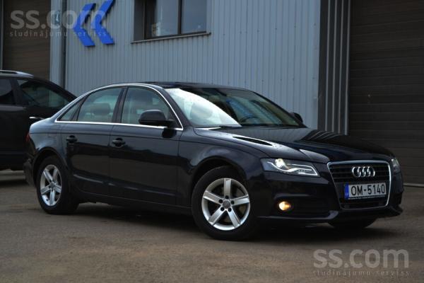 Black Audi A4 2009 in Preili, with an engine capacity of 2.00 L and mileage of 306 thousand km for 5900 €, photo 5 on AUTOMOTO.COM.LV