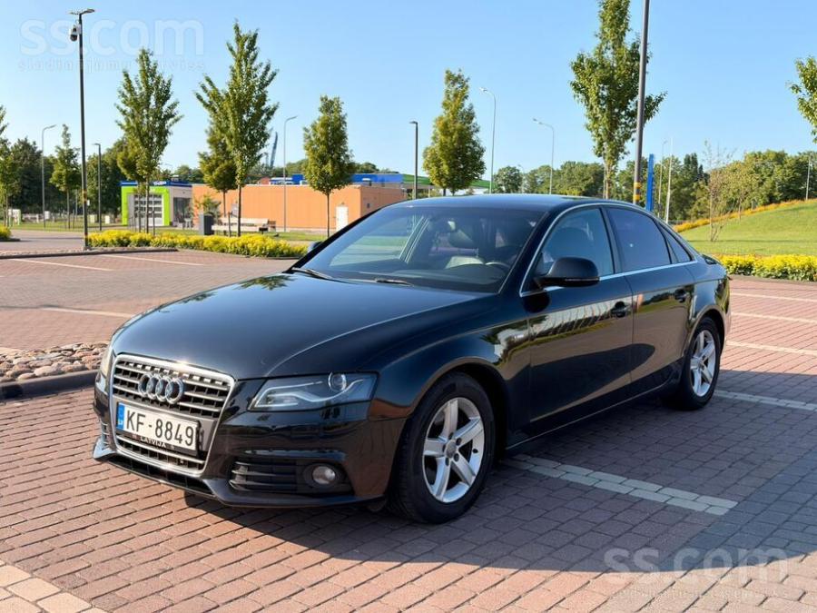 Melns Audi A4 2009 Ventspils, ar dzinēja tilpumu 2.00 L un nobraukumu 353 tūkst. km par 4500 €, foto 1 vietnē AUTOMOTO.COM.LV