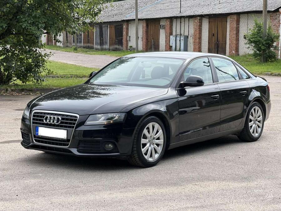 Черный Ауди А4 2009 в Вильнюс, объемом двигателя 1.97 л и пробегом 320 тыс. км за 3999 €, фото 3 на AUTOMOTO.COM.LV