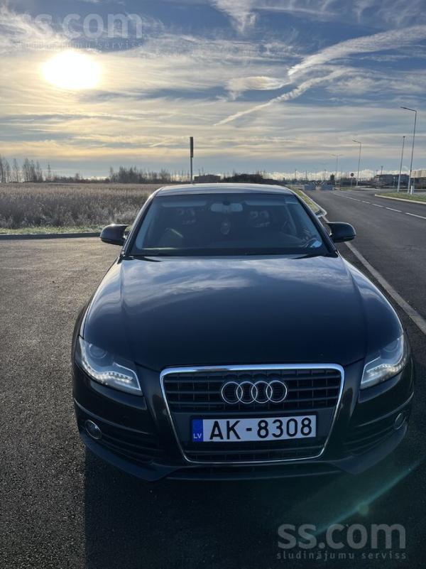Melns Audi A4 2009 Liepāja, ar dzinēja tilpumu 2.00 L un nobraukumu 290 tūkst. km par 5400 €, foto 4 vietnē AUTOMOTO.COM.LV