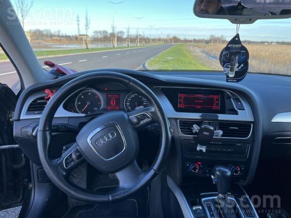 Melns Audi A4 2009 Liepāja, ar dzinēja tilpumu 2.00 L un nobraukumu 290 tūkst. km par 5400 €, foto 5 vietnē AUTOMOTO.COM.LV