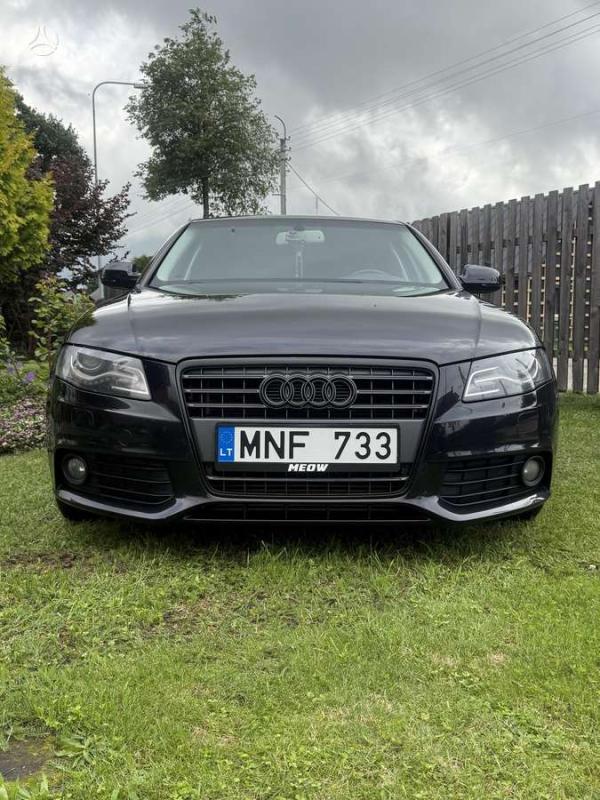 Black Audi A4 2009 in Vilnius, with an engine capacity of 1.97 L and mileage of 282 thousand km for 6800 €, photo 3 on AUTOMOTO.COM.LV