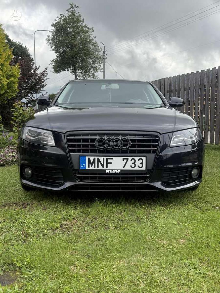 Melns Audi A4 2009 Viļņa, ar dzinēja tilpumu 1.97 L un nobraukumu 282 tūkst. km par 6800 €, foto 4 vietnē AUTOMOTO.COM.LV