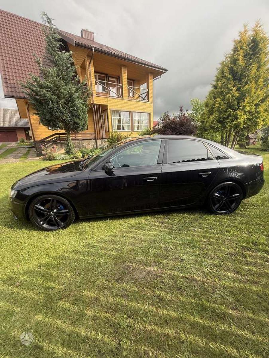 Melns Audi A4 2009 Viļņa, ar dzinēja tilpumu 1.97 L un nobraukumu 282 tūkst. km par 6800 €, foto 5 vietnē AUTOMOTO.COM.LV
