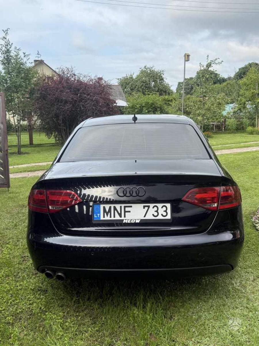 Melns Audi A4 2009 Viļņa, ar dzinēja tilpumu 1.97 L un nobraukumu 282 tūkst. km par 6800 €, foto 9 vietnē AUTOMOTO.COM.LV
