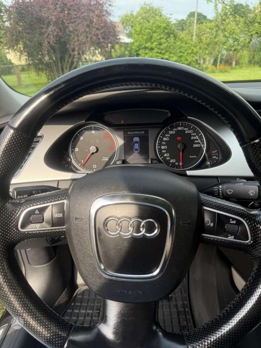 Melns Audi A4 2009 Viļņa, ar dzinēja tilpumu 1.97 L un nobraukumu 282 tūkst. km par 6800 €, foto 16 vietnē AUTOMOTO.COM.LV