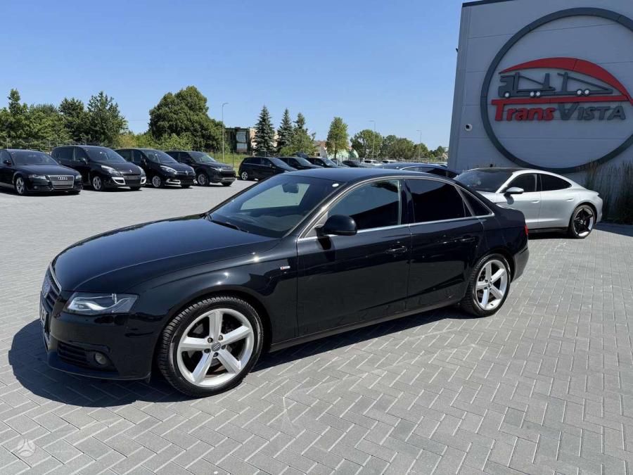 Melns Audi A4 2009 Telšiai, ar dzinēja tilpumu 1.97 L un nobraukumu 254 tūkst. km par 6300 €, foto 3 vietnē AUTOMOTO.COM.LV
