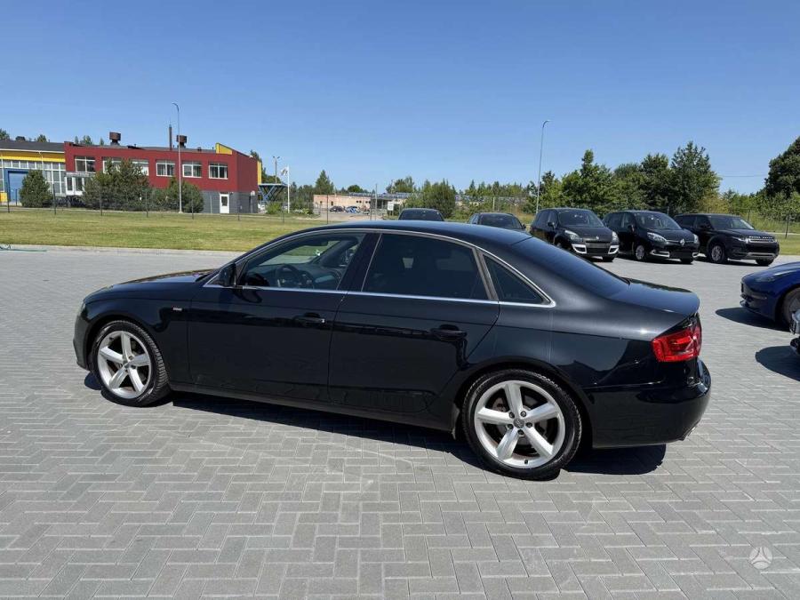 Melns Audi A4 2009 Telšiai, ar dzinēja tilpumu 1.97 L un nobraukumu 254 tūkst. km par 6300 €, foto 4 vietnē AUTOMOTO.COM.LV