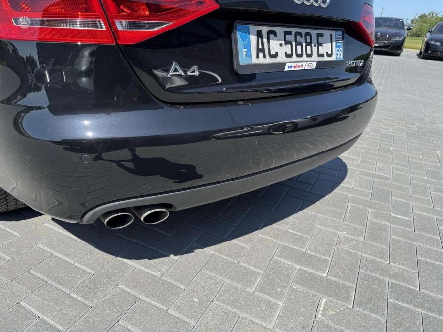 Melns Audi A4 2009 Telšiai, ar dzinēja tilpumu 1.97 L un nobraukumu 254 tūkst. km par 6300 €, foto 14 vietnē AUTOMOTO.COM.LV