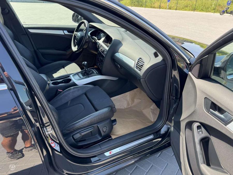 Melns Audi A4 2009 Telšiai, ar dzinēja tilpumu 1.97 L un nobraukumu 254 tūkst. km par 6300 €, foto 22 vietnē AUTOMOTO.COM.LV