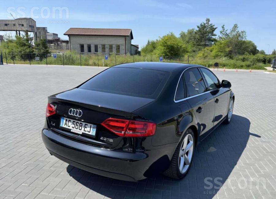 Black Audi A4 2009 in Telschi, with an engine capacity of 2.00 L and mileage of 254 thousand km for 6290 €, photo 10 on AUTOMOTO.COM.LV