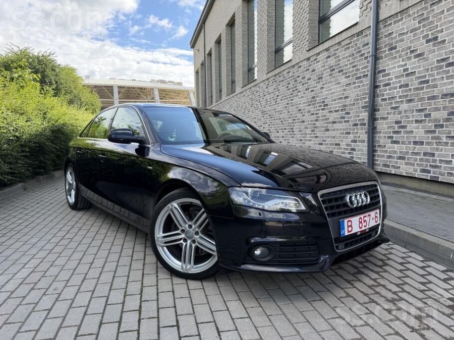 Black Audi A4 2009 in Tukums, with an engine capacity of 1.80 L and mileage of 173 thousand km for 6990 €, photo 1 on AUTOMOTO.COM.LV