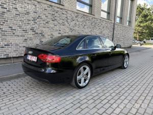 Black Audi A4 2009 in Tukums, with an engine capacity of 1.80 L and mileage of 173 thousand km for 6990 €, photo 4 on AUTOMOTO.COM.LV