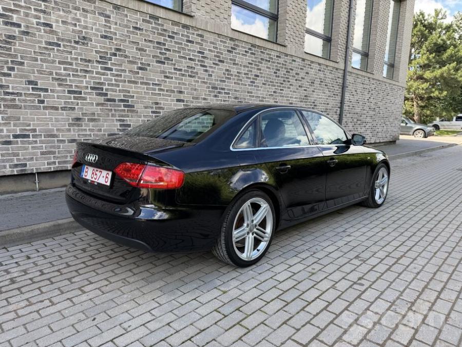 Black Audi A4 2009 in Tukums, with an engine capacity of 1.80 L and mileage of 173 thousand km for 6990 €, photo 4 on AUTOMOTO.COM.LV