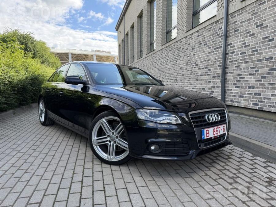 Black Audi A4 2009 in Tukums, with an engine capacity of 1.80 L and mileage of 173 thousand km for 6990 €, photo 14 on AUTOMOTO.COM.LV