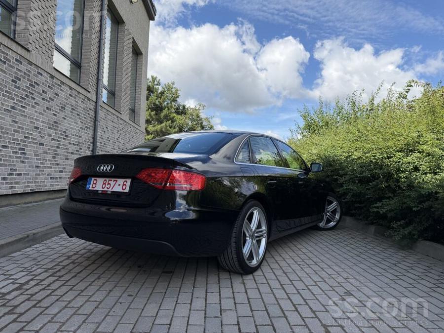 Black Audi A4 2009 in Tukums, with an engine capacity of 1.80 L and mileage of 173 thousand km for 6990 €, photo 15 on AUTOMOTO.COM.LV