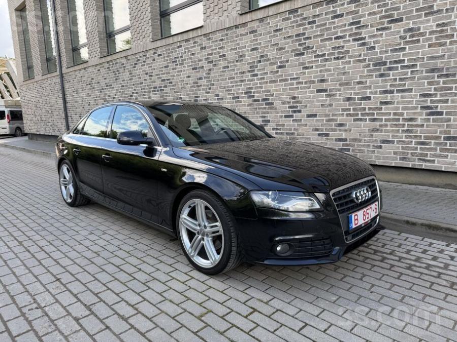 Black Audi A4 2009 in Tukums, with an engine capacity of 1.80 L and mileage of 173 thousand km for 6990 €, photo 16 on AUTOMOTO.COM.LV