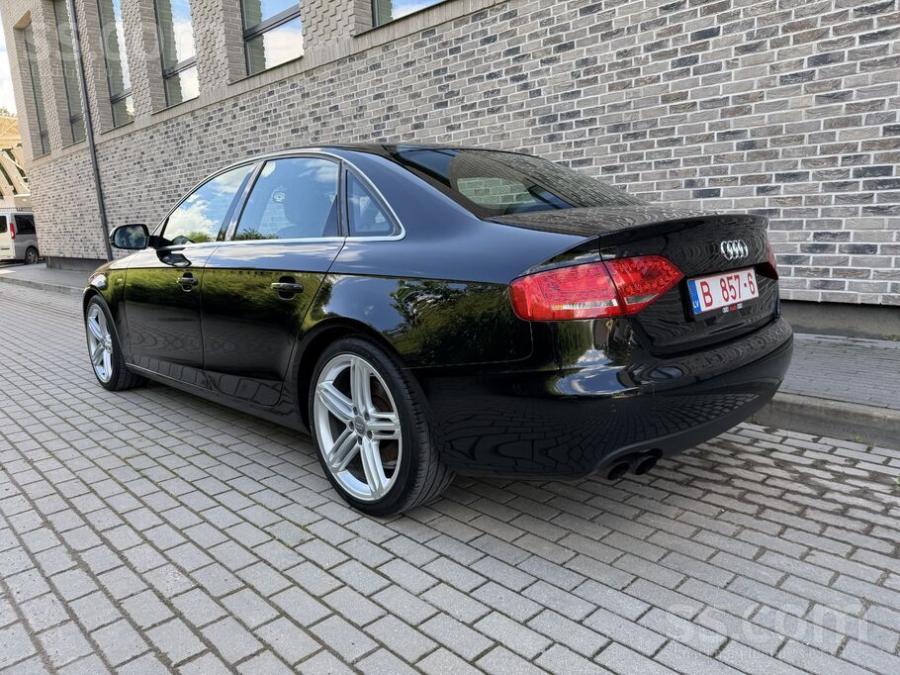 Black Audi A4 2009 in Tukums, with an engine capacity of 1.80 L and mileage of 173 thousand km for 6990 €, photo 19 on AUTOMOTO.COM.LV