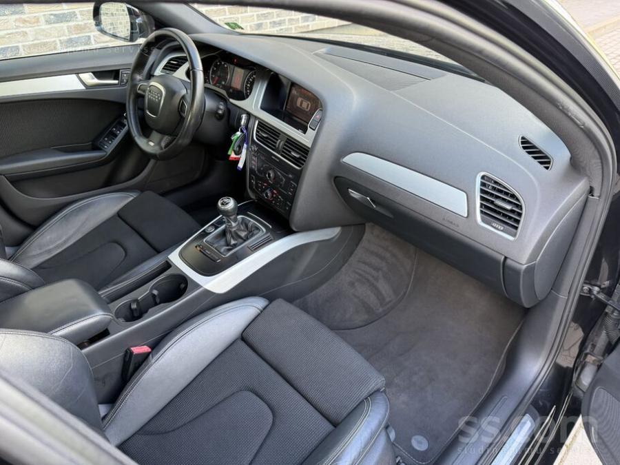 Black Audi A4 2009 in Tukums, with an engine capacity of 1.80 L and mileage of 173 thousand km for 6990 €, photo 21 on AUTOMOTO.COM.LV