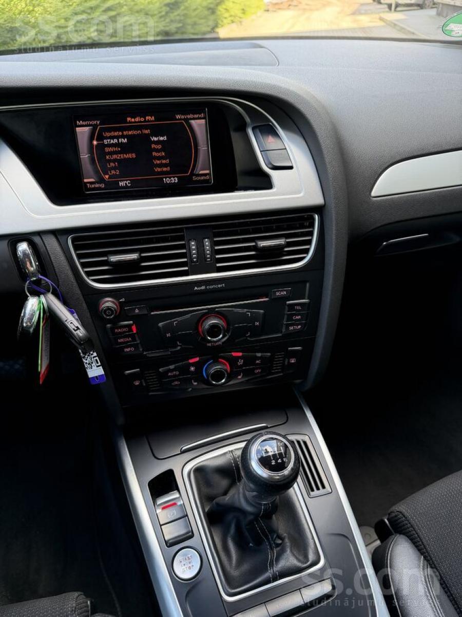 Black Audi A4 2009 in Tukums, with an engine capacity of 1.80 L and mileage of 173 thousand km for 6990 €, photo 26 on AUTOMOTO.COM.LV