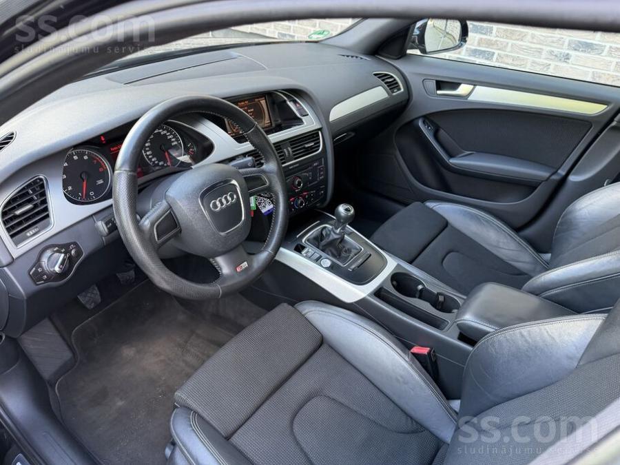 Black Audi A4 2009 in Tukums, with an engine capacity of 1.80 L and mileage of 173 thousand km for 6990 €, photo 30 on AUTOMOTO.COM.LV