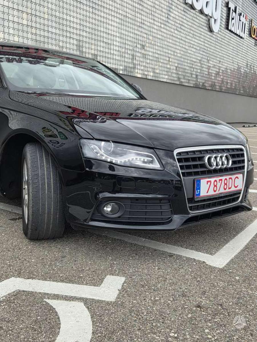 Black Audi A4 2009 in Kaunas, with an engine capacity of 1.80 L and mileage of 159 thousand km for 5400 €, photo 4 on AUTOMOTO.COM.LV