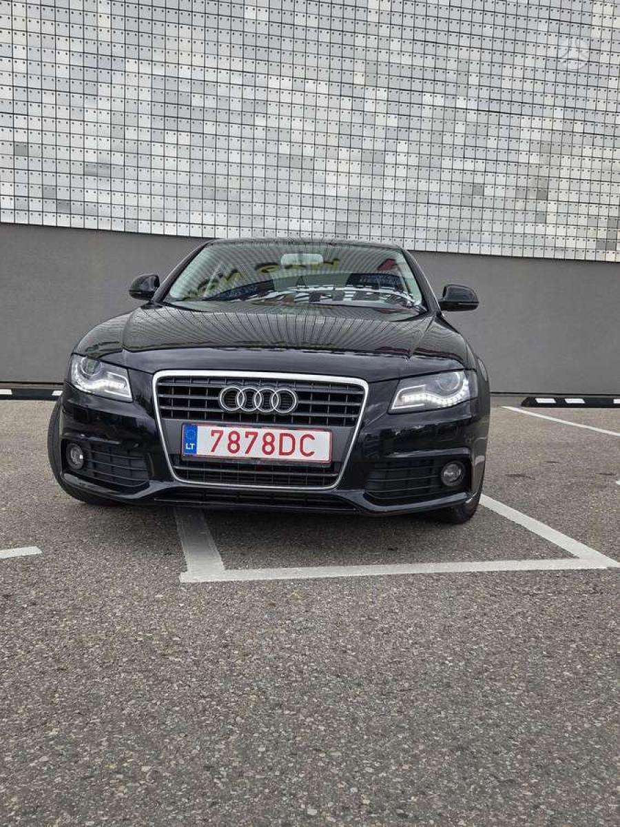Black Audi A4 2009 in Kaunas, with an engine capacity of 1.80 L and mileage of 159 thousand km for 5400 €, photo 6 on AUTOMOTO.COM.LV