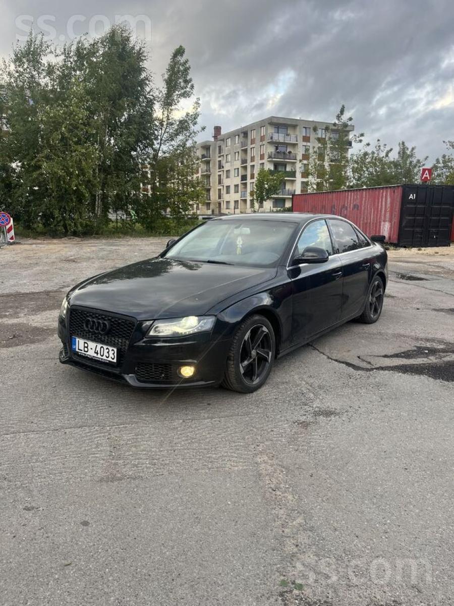 Melns Audi A4 2009 Rīga, ar dzinēja tilpumu 2.00 L un nobraukumu 323 tūkst. km par 6500 €, foto 3 vietnē AUTOMOTO.COM.LV
