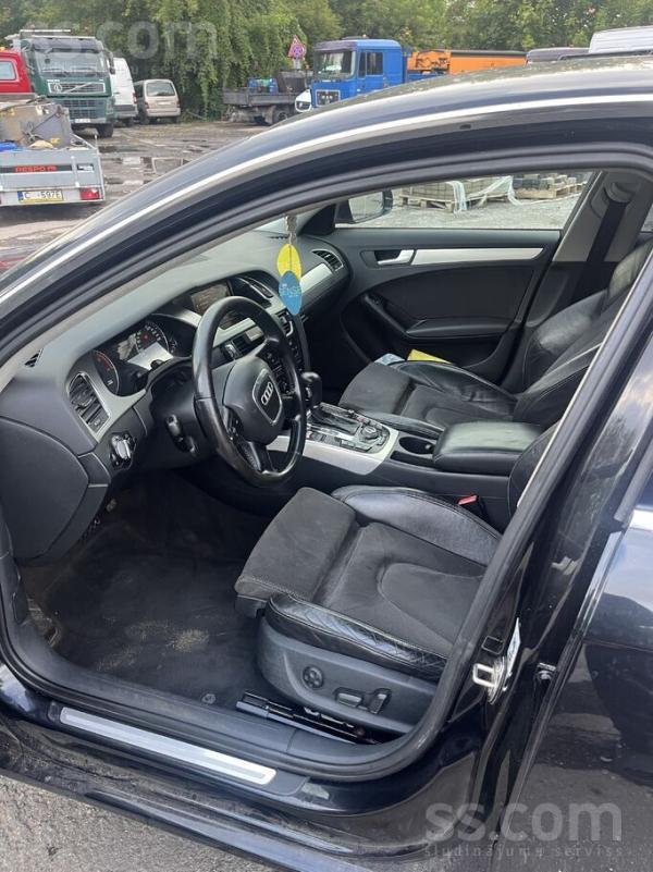 Melns Audi A4 2009 Rīga, ar dzinēja tilpumu 2.00 L un nobraukumu 323 tūkst. km par 6500 €, foto 5 vietnē AUTOMOTO.COM.LV