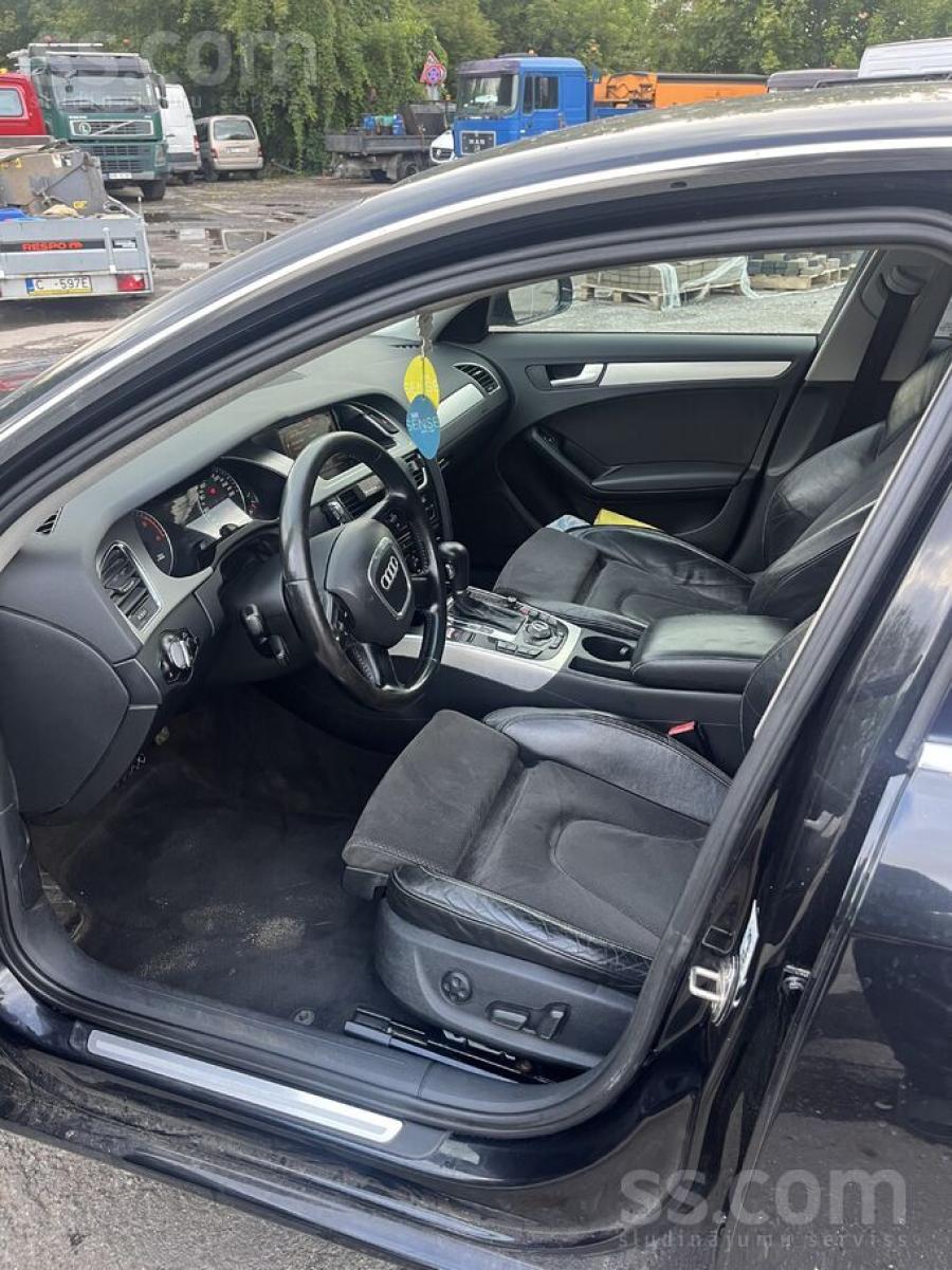 Melns Audi A4 2009 Rīga, ar dzinēja tilpumu 2.00 L un nobraukumu 323 tūkst. km par 6500 €, foto 6 vietnē AUTOMOTO.COM.LV