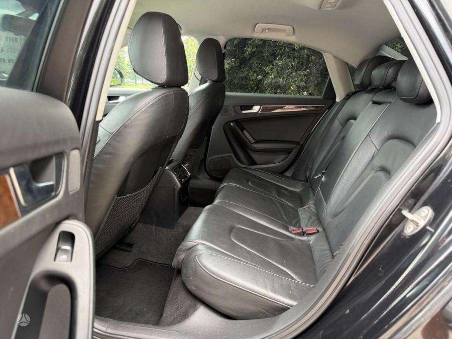 Black Audi A4 2009 in Kaunas, with an engine capacity of 1.97 L and mileage of 346 thousand km for 4750 €, photo 11 on AUTOMOTO.COM.LV