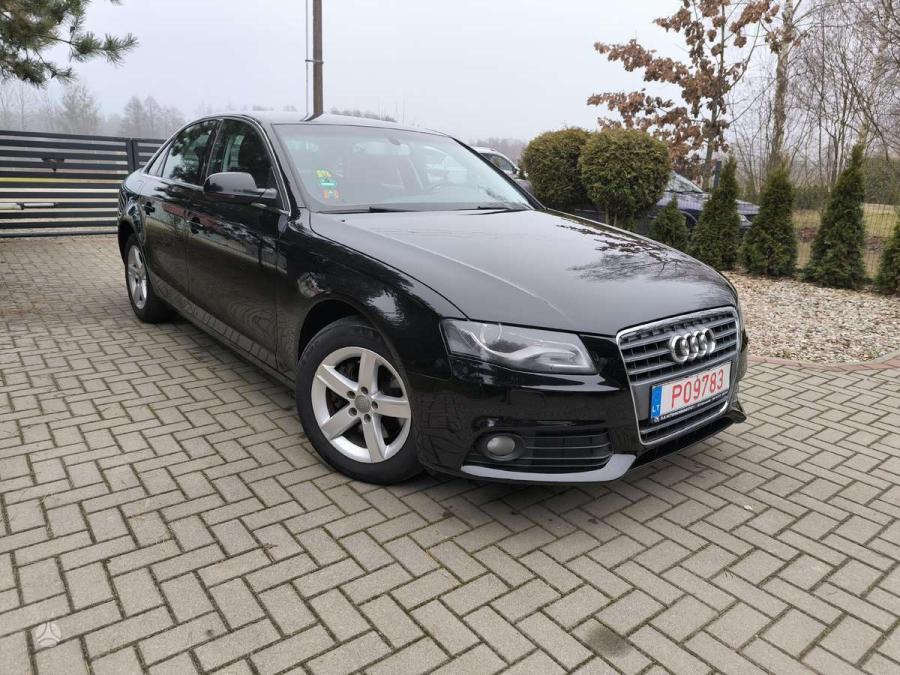 Melns Audi A4 2010 Druskininkai, ar dzinēja tilpumu 2.00 L un nobraukumu 279 tūkst. km par 4990 €, foto 4 vietnē AUTOMOTO.COM.LV