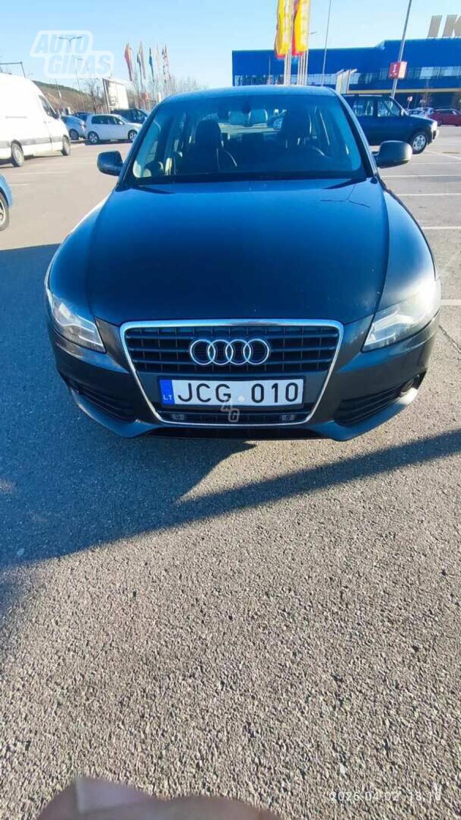 Black Audi A4 2010 in Vilnius, with an engine capacity of 2.70 L and mileage of 363 thousand km for 3200 €, photo 5 on AUTOMOTO.COM.LV