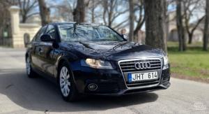 Melns Audi A4 2010 Viļņa, ar dzinēja tilpumu 2.00 L un nobraukumu 320 tūkst. km par 3200 €, foto  vietnē AUTOMOTO.COM.LV
