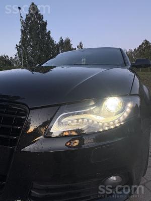 Black Audi A4 2010 in Riga, with an engine capacity of 2.00 L and mileage of 273 thousand km for 5350 €, photo 4 on AUTOMOTO.COM.LV