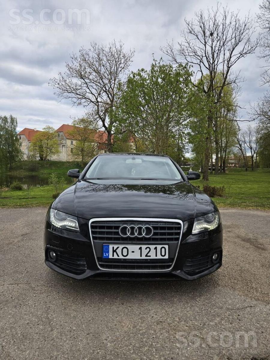 Black Audi A4 2010 in Tukums, with an engine capacity of 2.00 L and mileage of 390 thousand km for 4100 €, photo 9 on AUTOMOTO.COM.LV