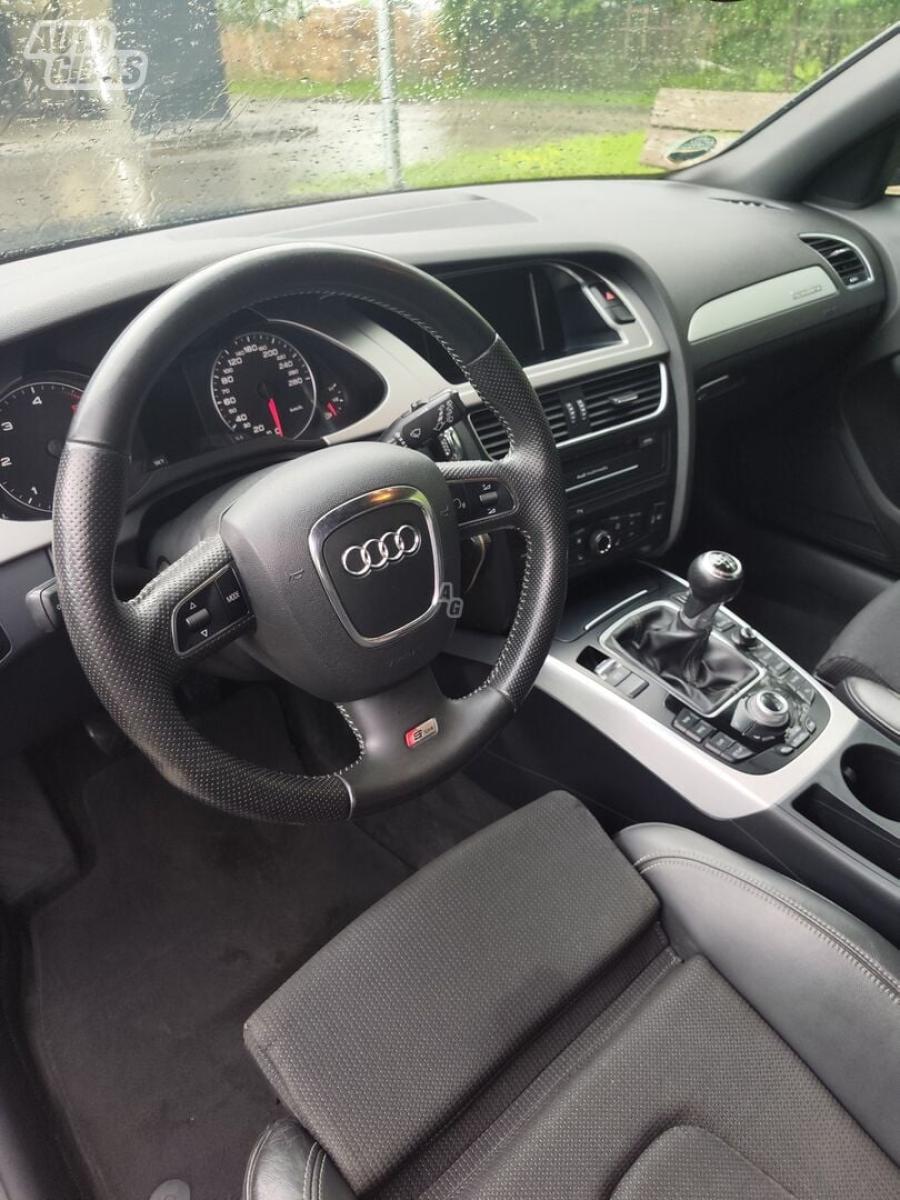 Melns Audi A4 2010 Kauņa, ar dzinēja tilpumu 2.00 L un nobraukumu 330 tūkst. km par 5300 €, foto 13 vietnē AUTOMOTO.COM.LV