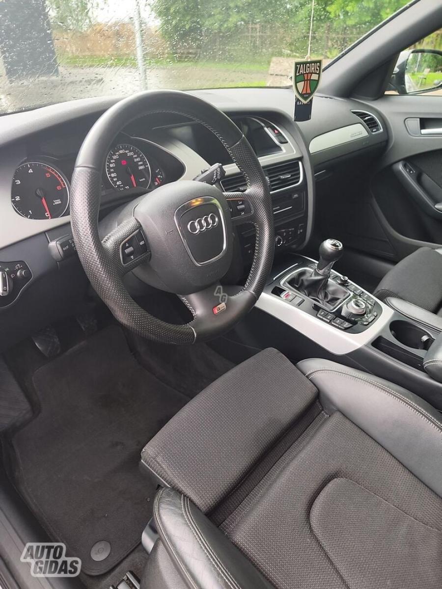 Melns Audi A4 2010 Kauņa, ar dzinēja tilpumu 2.00 L un nobraukumu 330 tūkst. km par 5300 €, foto 20 vietnē AUTOMOTO.COM.LV